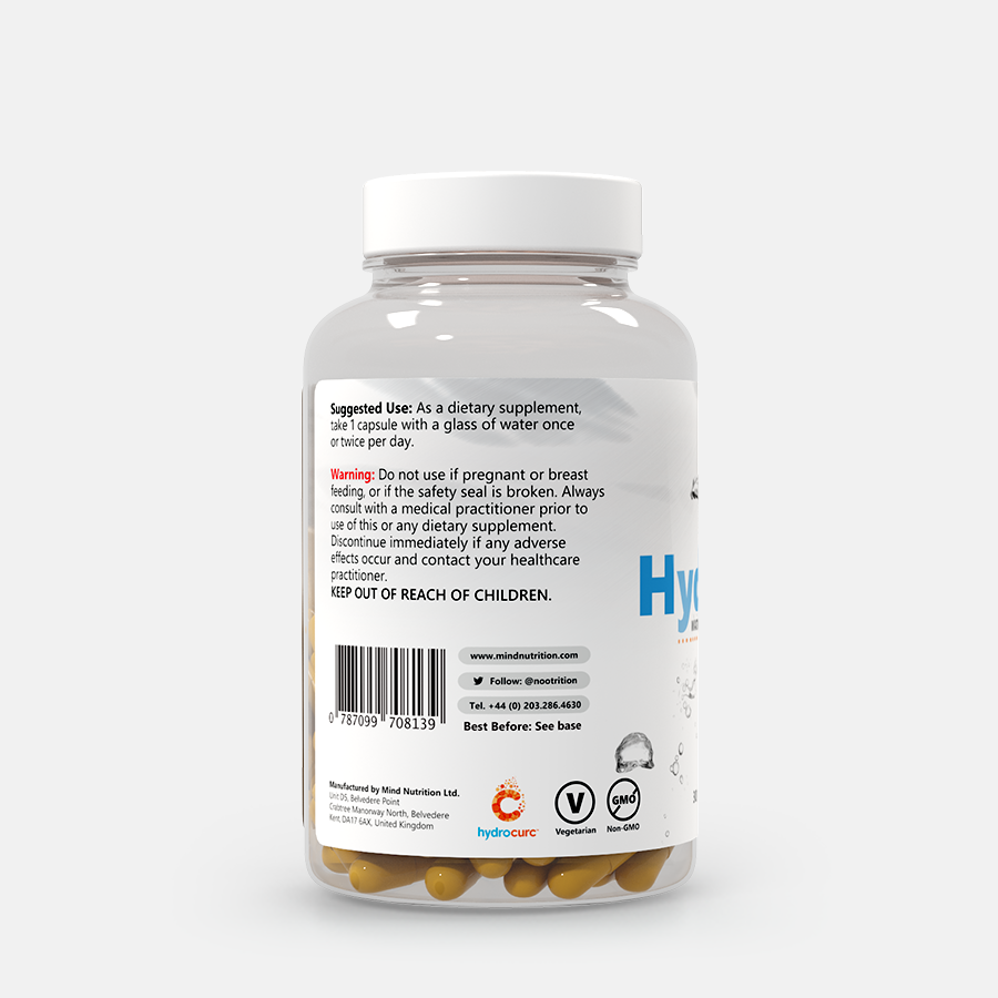 Buy HydroCurc™ Curcumin Capsules 400mg | Mind Nutrition Store